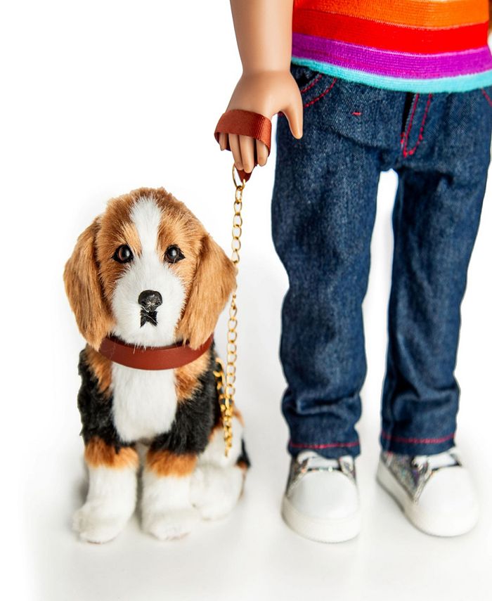 The Queen's Treasures 18" Doll Pet Beagle Puppy Dog with Collar and ...