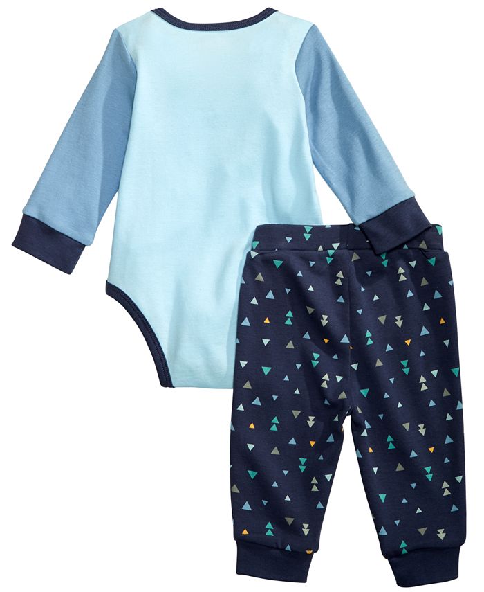 First Impressions Baby Boys 2-Pc. Cotton Dinosaur Bodysuit & Pants Set, Created for Macy's - Macy's