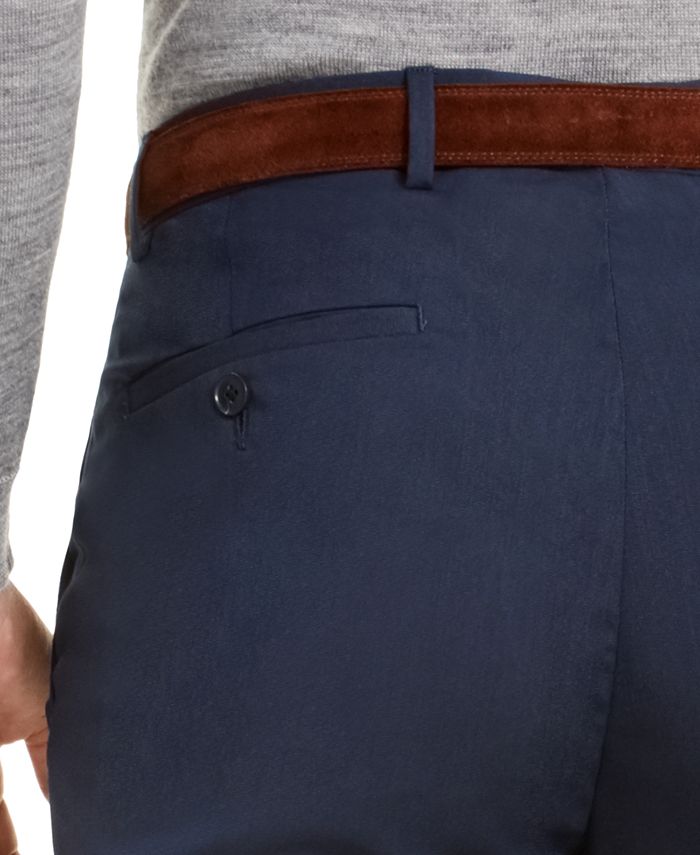 Kenneth Cole Men's Slim-Fit Stretch Navy Suit - Macy's