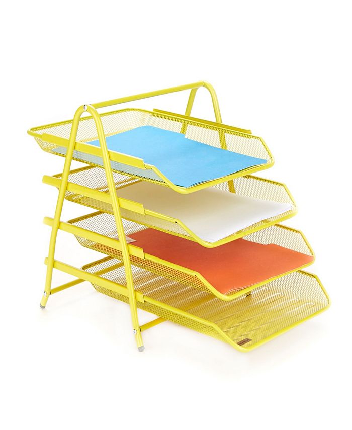 Mind Reader 4 Tier Paper Tray Desk Organizer - Macy's