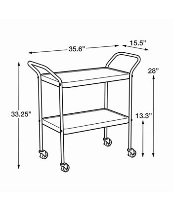 Cosco Stylaire 2 Tier Serving Cart - Macy's
