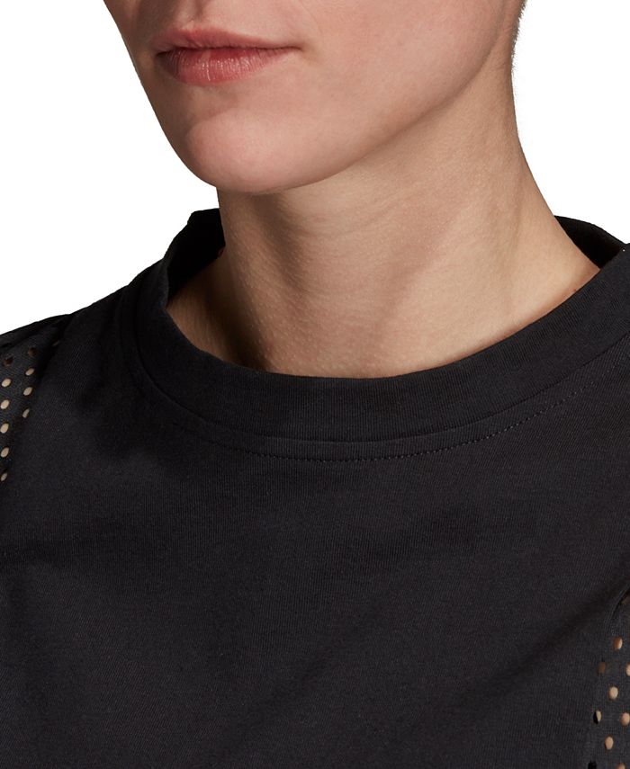 adidas Women's ID Long Mesh Sleeveless T-Shirt - Macy's