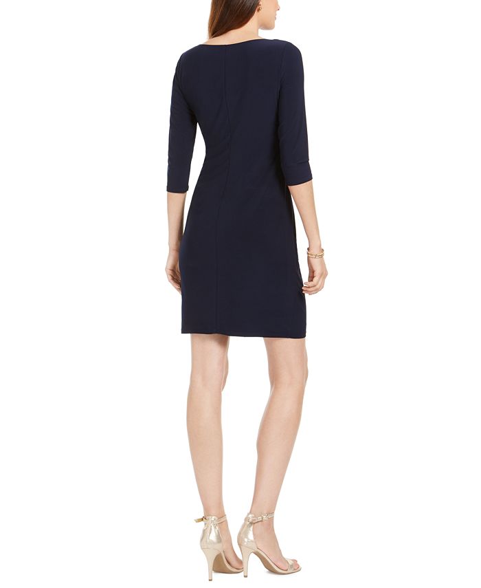 Jessica Howard Petite Twist-Front Dress - Macy's