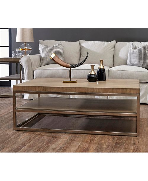 Klaussner Melbourne Rectangle Cocktail Table & Reviews - Furniture - Macy's