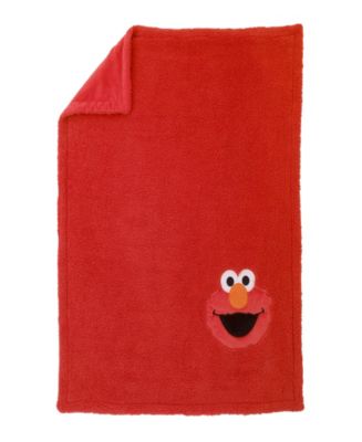 Sesame Street Elmo Sherpa Baby Blanket, 30" x 40" - Macy's