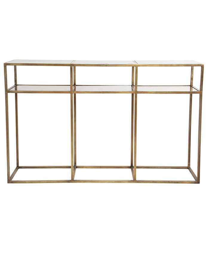 Furniture Isla Marble Console Table - Macy's