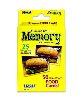 Stages Learning Materials - Picture Memory Card Game - Foods - Macy's