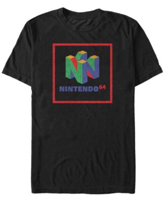 Nintendo Men's 64 Cube Classic Logo Short Sleeve T-Shirt - Macy's