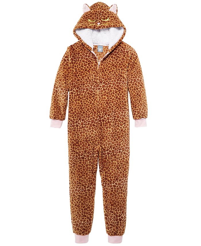 Max & Olivia Little & Big Girls Leopard-Print Pajamas - Macy's