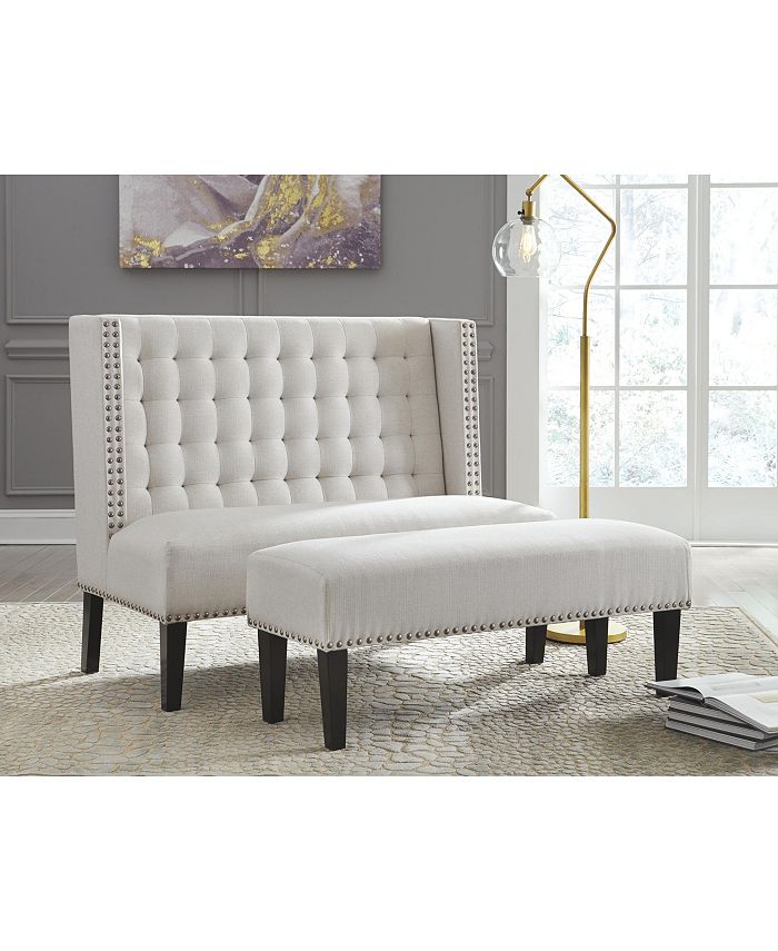 Signature Design By Ashley Ashley Furniture Beauland Accent Bench - Macy's