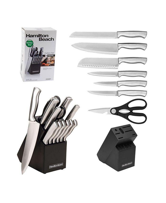 Hamilton Beach Knife Block Set, 14 Piece - Macy's