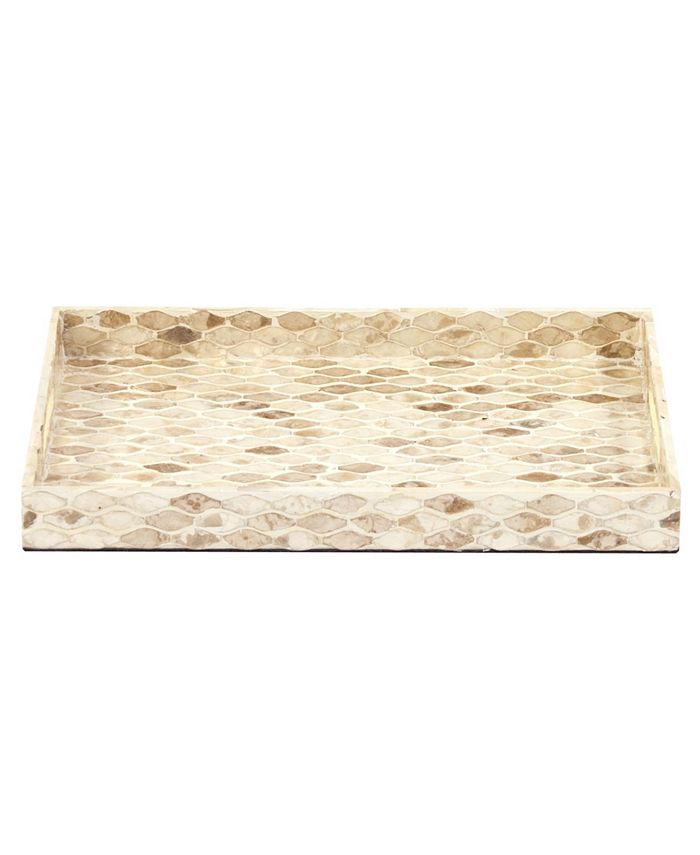 Howard Elliott Rectangular Capiz Shell Tray - Macy's