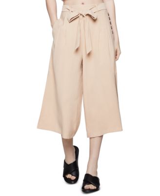 BCBGeneration Wide-Leg Culotte Pants - Macy's