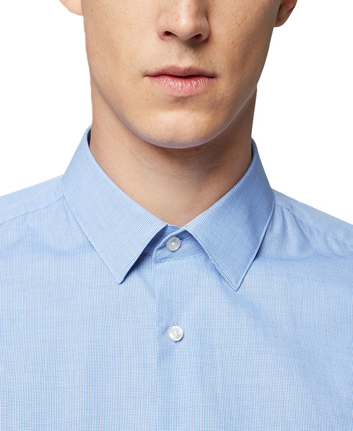 Hugo Boss BOSS Men's Isko Slim-Fit Shirt - Macy's