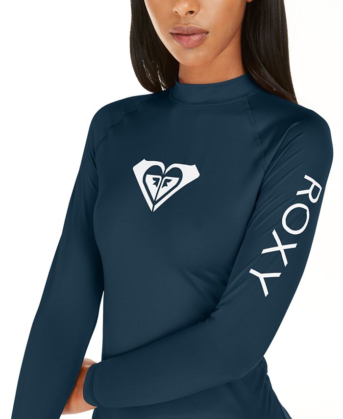 Roxy Juniors' Whole-Hearted Long-Sleeve Rash Guard & Reviews - Swimsuits & Cover-Ups - Women ...