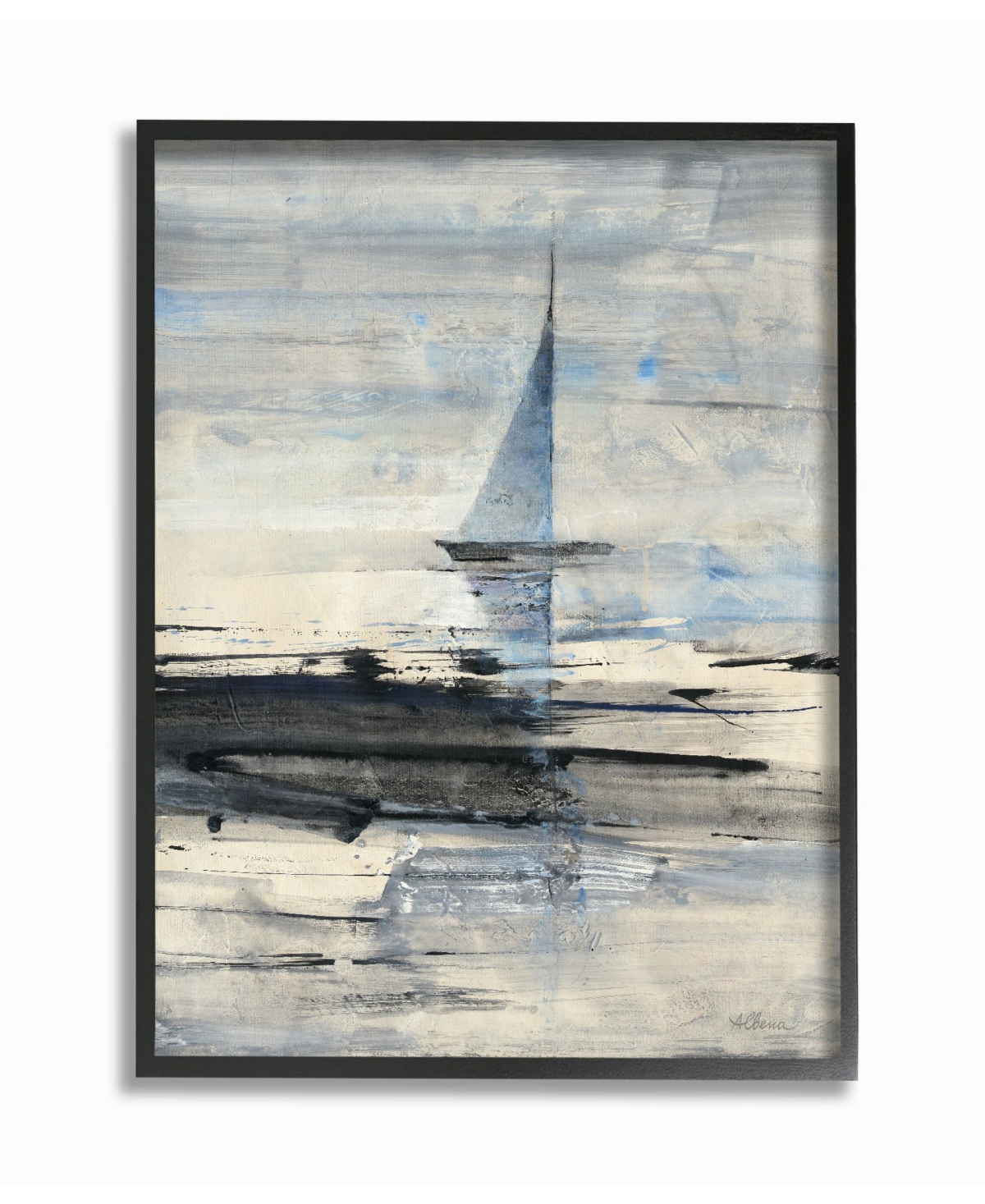Click here for Stupell Industries Abstract Sailing Framed Giclee... prices