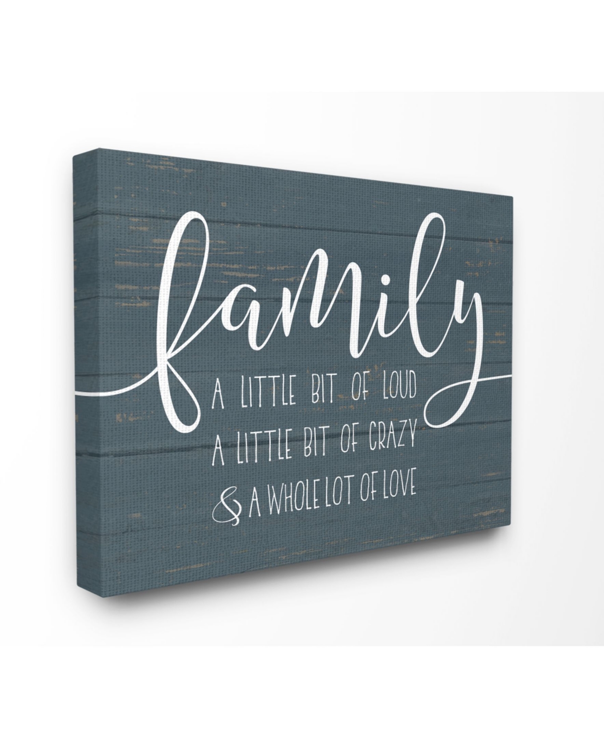 Click here for Stupell Industries Family Loud Crazy Love Canvas W... prices
