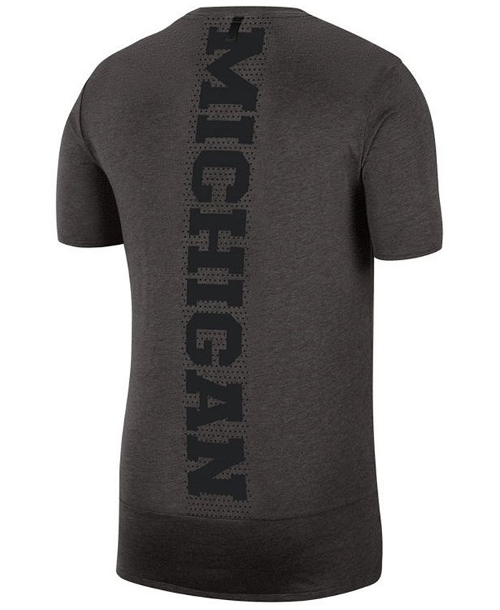Jordan Men's Michigan Wolverines Tech Cool T-Shirt - Macy's