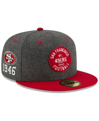 New Era San Francisco 49ers On-Field Sideline Home 59FIFTY-FITTED Cap ...