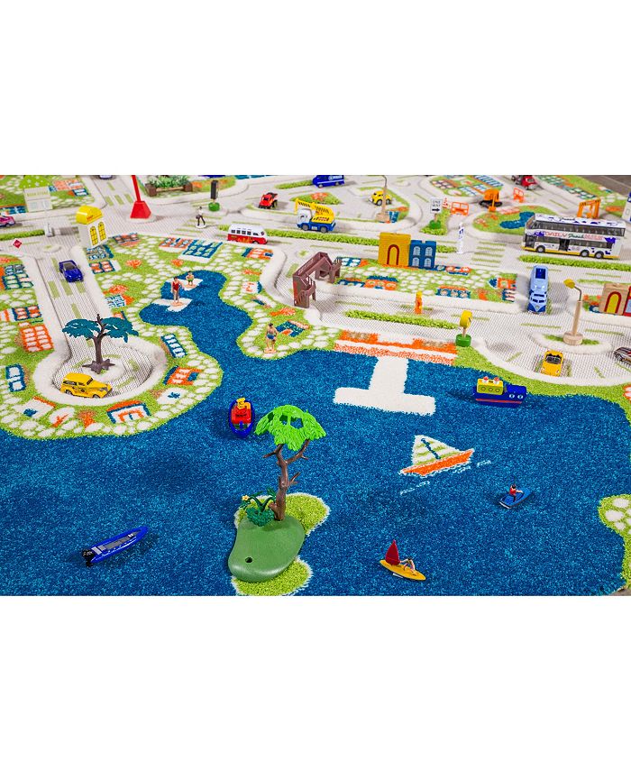 IVI Mini City 3D Play Rug - Macy's