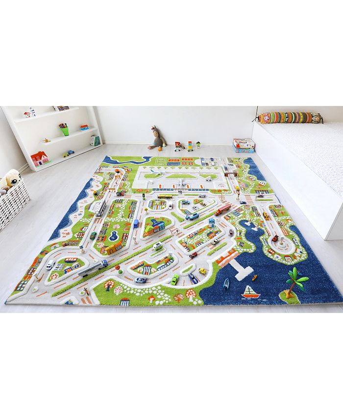 IVI Mini City 3D Play Rug - Macy's