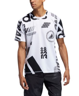 adidas Men's ClimaLite® Logo T-Shirt - Macy's