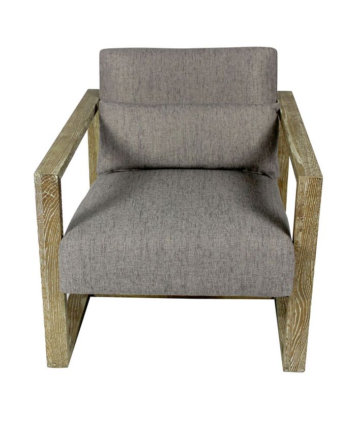 Moti Nash Arm Chair with Solid Oak Frame - Macy's
