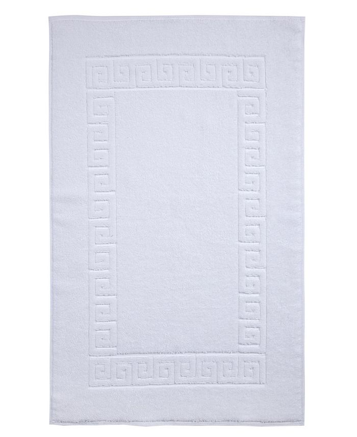 OZAN PREMIUM HOME Milos Luxury Greek Key Bath Mat - Macy's