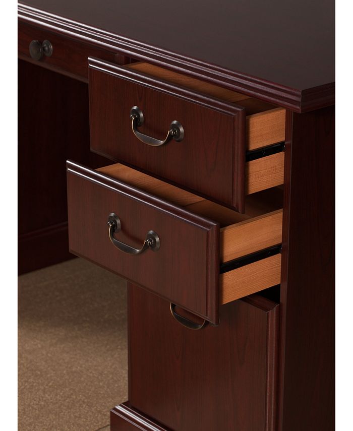 Kathy Ireland Home by Bush Furniture Bennington Manager's Desk - Macy's