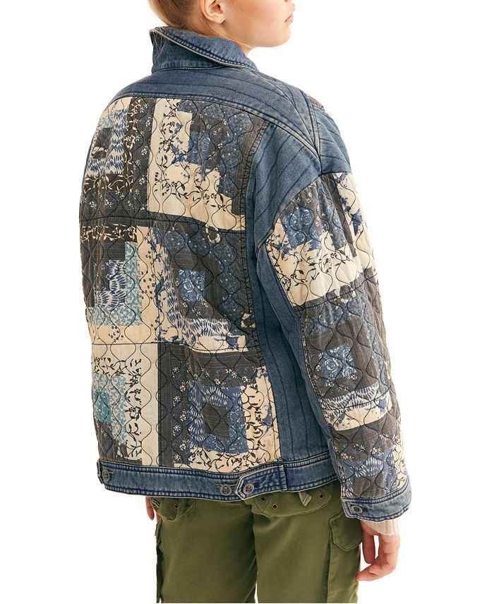 Free People Pieced-Together Jacket - Macy's