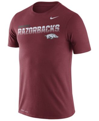 Nike Men's Arkansas Razorbacks Legend Sideline T-Shirt - Macy's