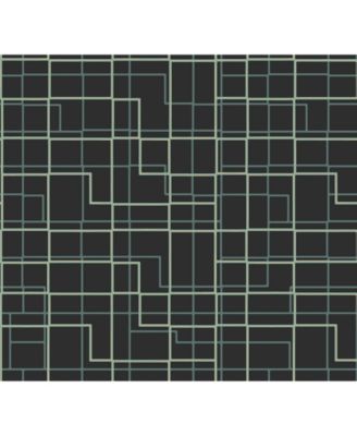 Sirpi 27" x 396" Manila Brown Geometric Wallpaper - Macy's
