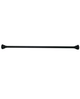Kingston Brass 72-inch Tension Shower Rod with Decorative Flange in Oil ...