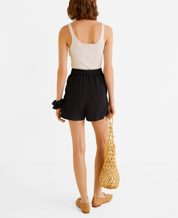 MANGO Modal-Blend Short - Macy's