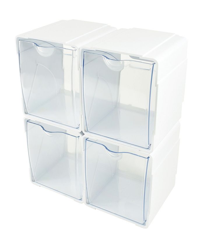 Deflecto Interlocking Storage Organizer - Macy's