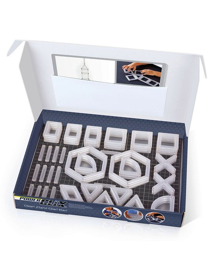 Guidecraft, Inc Guidecraft Power Clix Frames Clear - 74 Pieces Set - Macy's