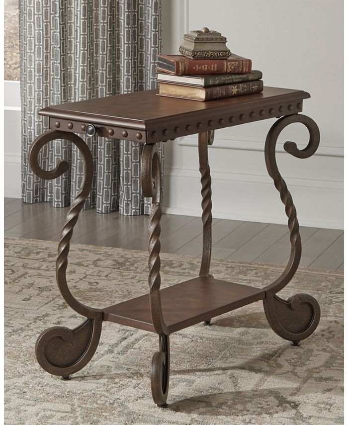 Signature Design By Ashley Rafferty Chair Side End Table - Macy's