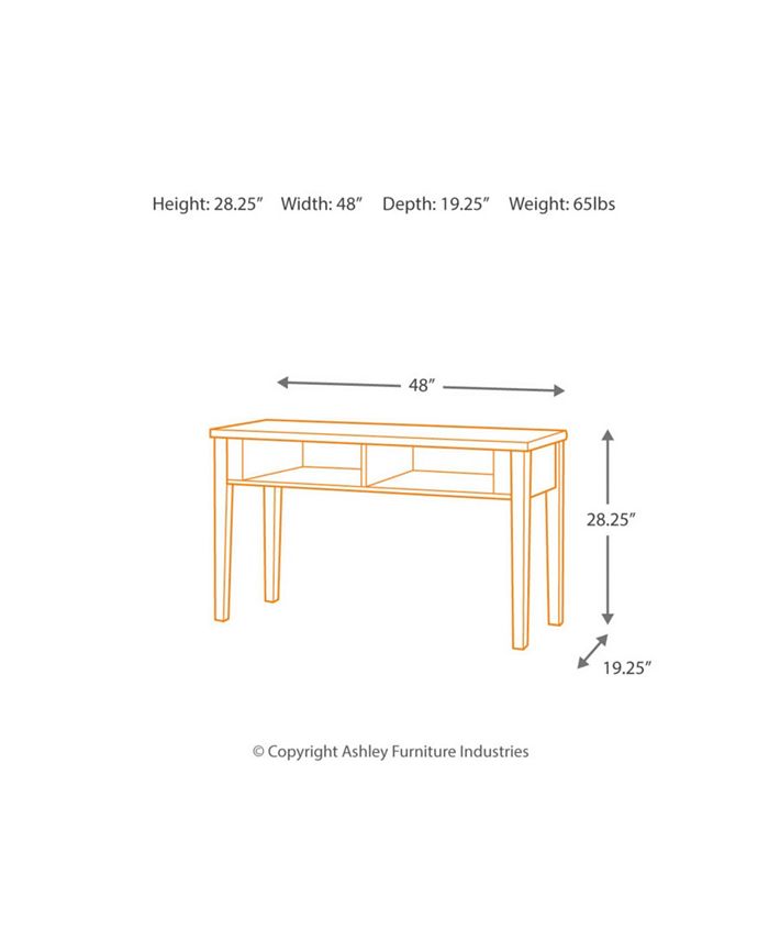 Signature Design By Ashley Ashley Furniture Theo Console Sofa Table ...