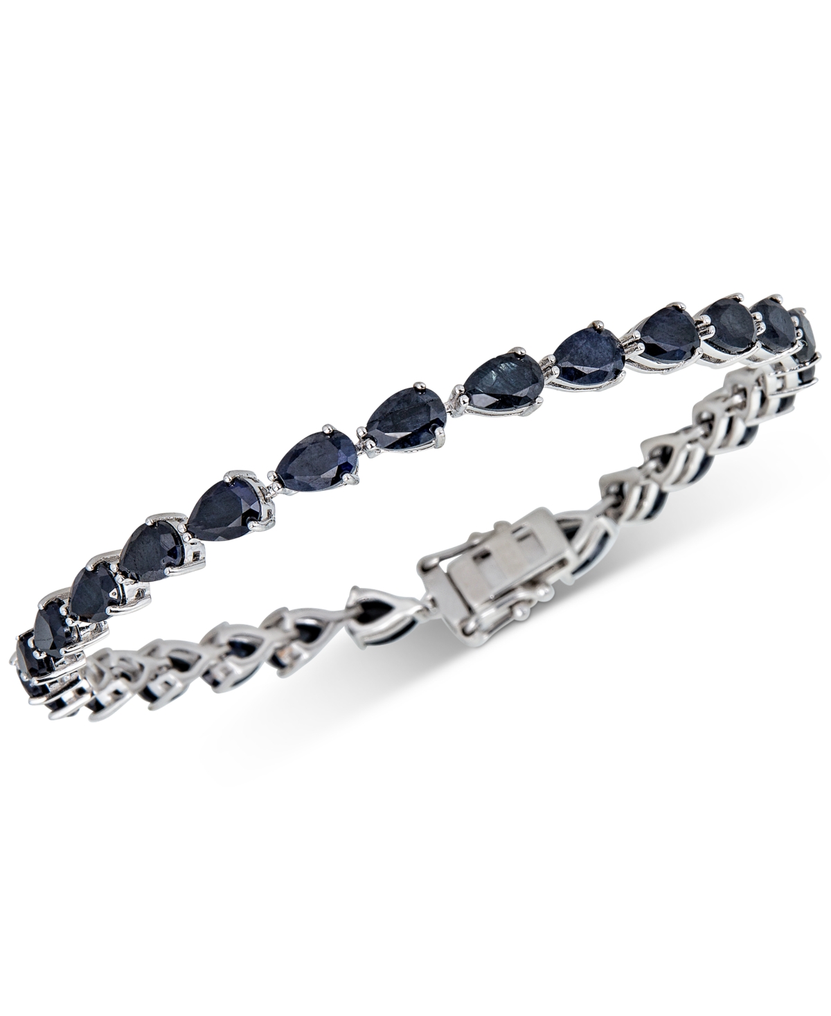 Click here for Black Sapphire Tennis Bracelet (13 ct. t.w.) in St... prices
