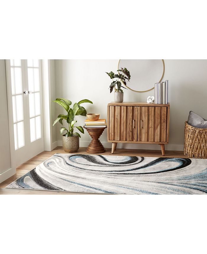 Global Rug Designs Jano JAN04 Gray 7'9" x 10'2" Area Rug - Macy's