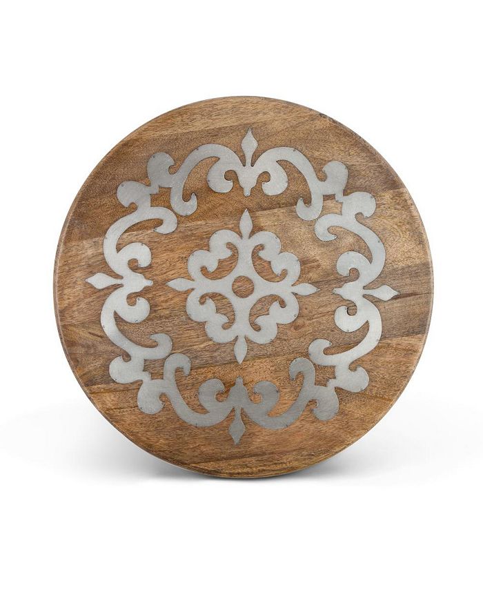 The GG Collection Antiquity Collection Wood and Metal Cookbook/Tablet ...