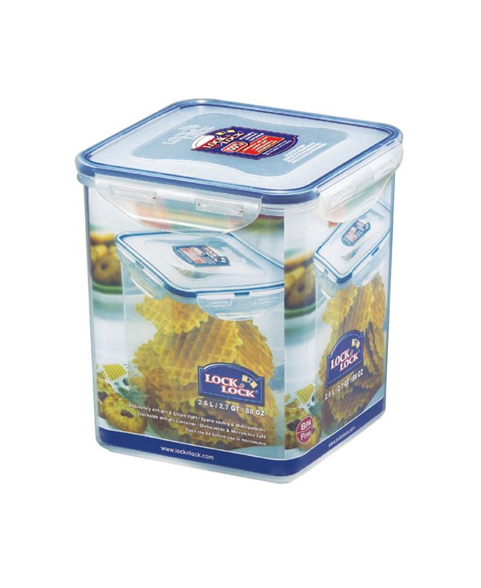 Lock n Lock Easy Essentials Square 11-Cup Sugar Storage Container - Macy's