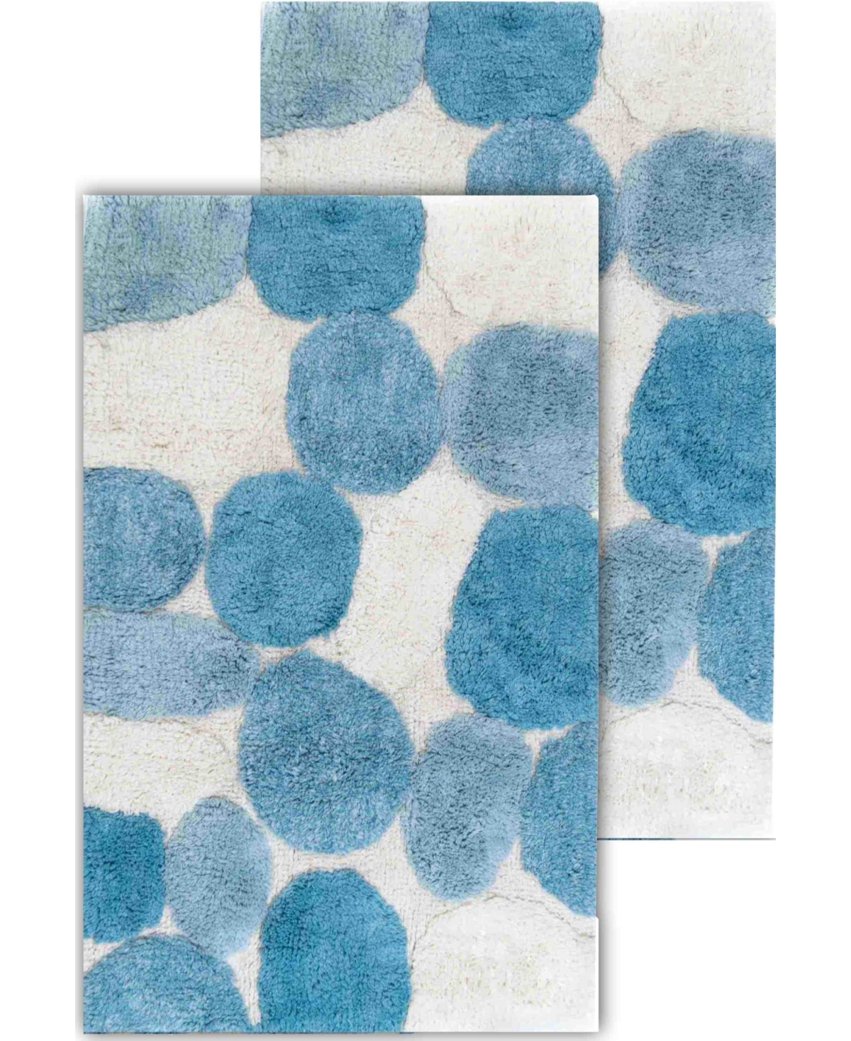 Click here for Chesapeake Pebbles 2-Pc. Bath Rug Set - Aqua prices
