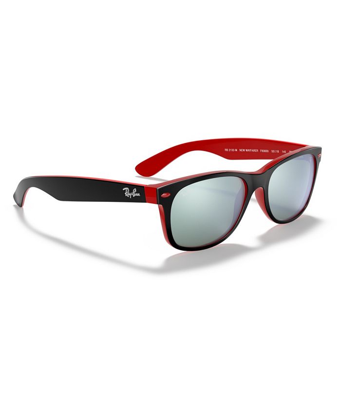 Ray-Ban Unisex Sunglasses, RB2132M Scuderia Ferrari Collection 55 - Macy's
