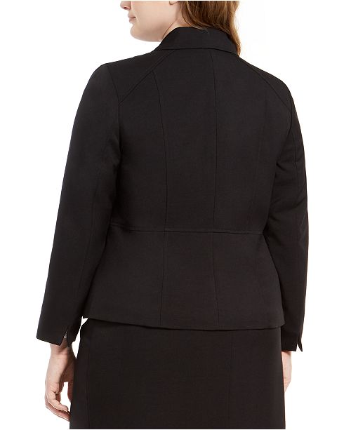 Le Suit Plus Size Column Skirt Suit & Reviews - Wear to Work - Plus ...