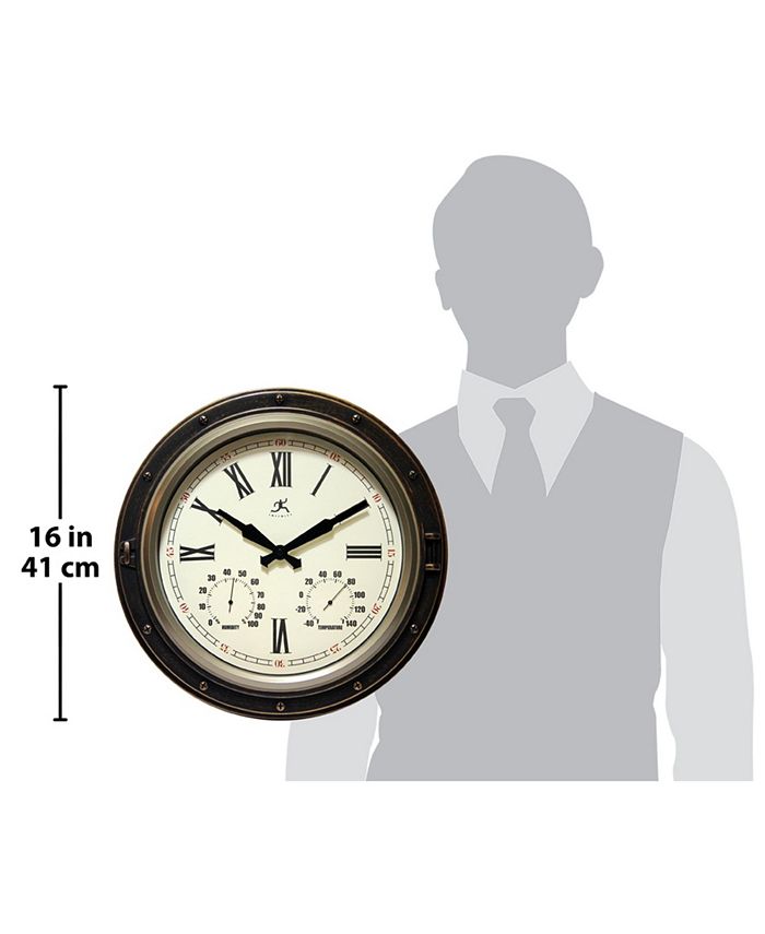 Infinity Instruments Round Wall Clock - Macy's