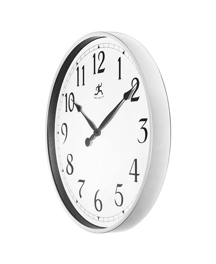 Infinity Instruments Round Wall Clock - Macy's