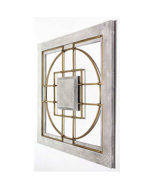 Infinity Instruments Square Modern Hanging Wall Decor & Reviews - Macy's