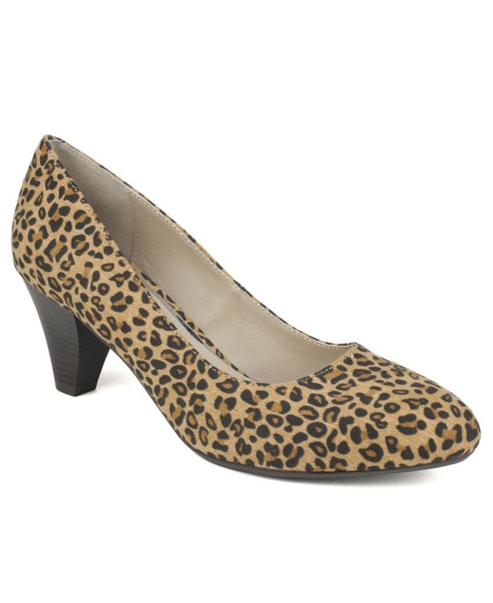 Rialto Stanford Stacked Heel Pump - Macy's