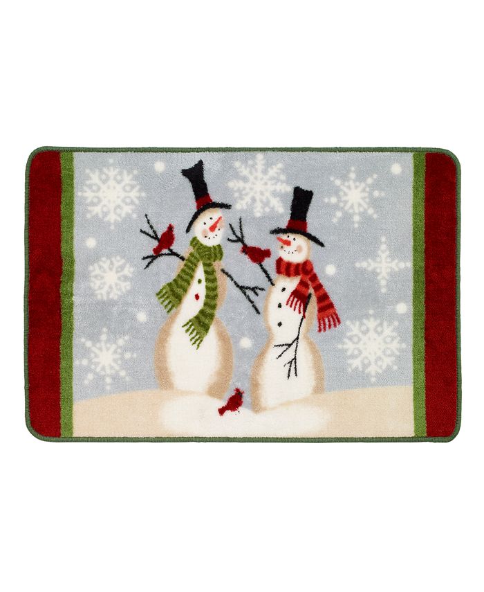 Avanti Tall Snowman Rug - Macy's